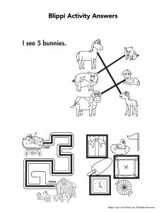 Enjoy Coloring, Matching, and More with Blippi Activity Sheets ...